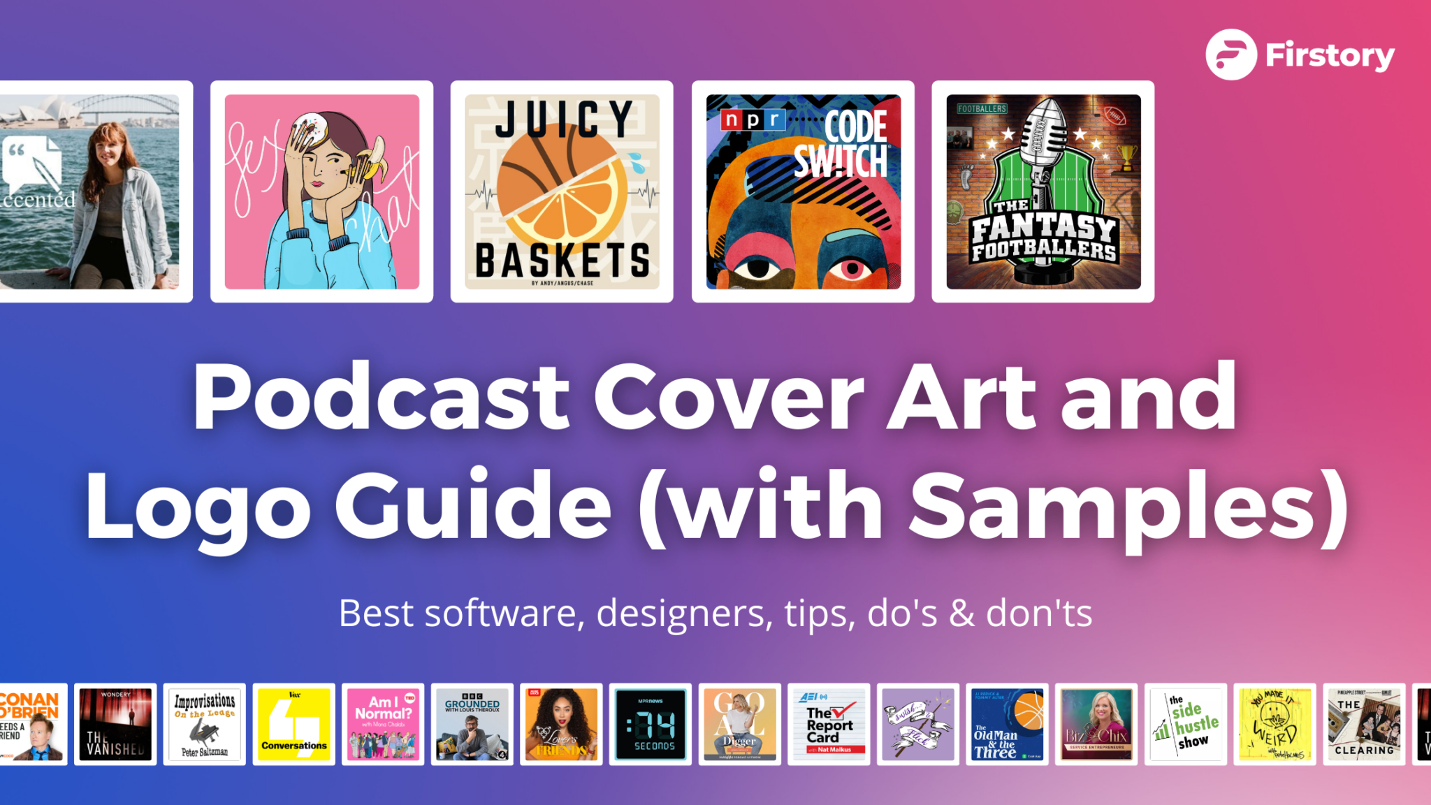 Podcast Cover Art and Logo: The Ultimate Guide (with samples!) | The ...